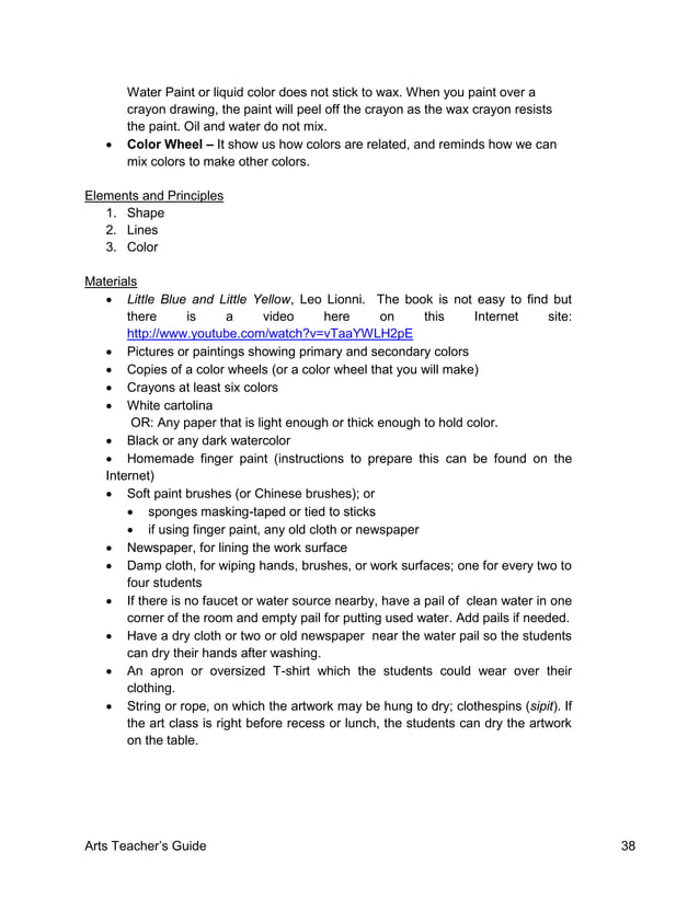 Art gr-1-teachers-guide-q12 | PDF