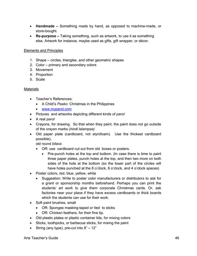 Art gr-1-teachers-guide-q12 | PDF