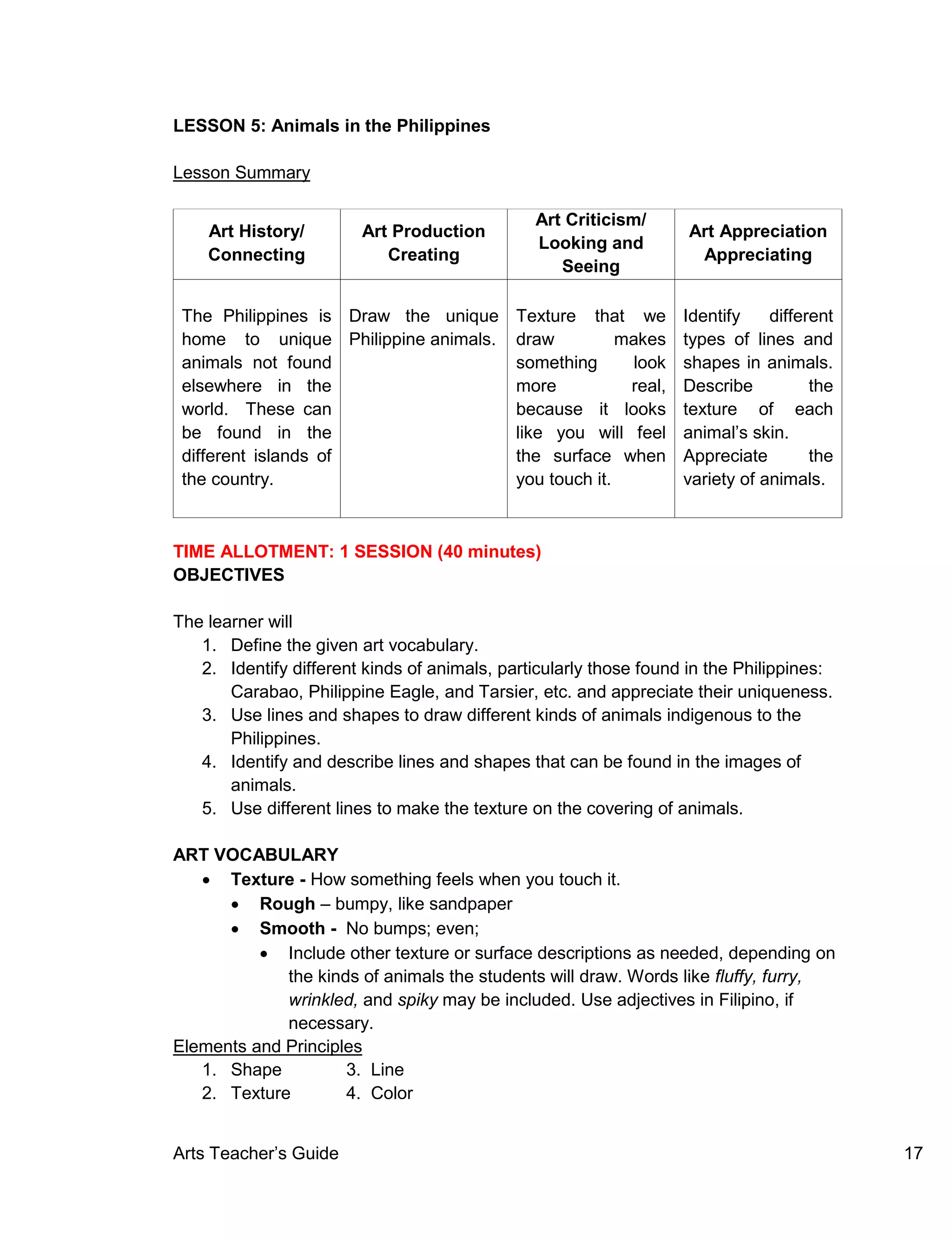 Art gr-1-teachers-guide-q12 | PDF