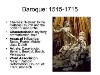 Art Movements Throughout European History | PPT