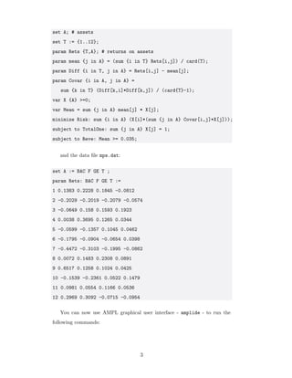 A few solvers for portfolio selection | PDF