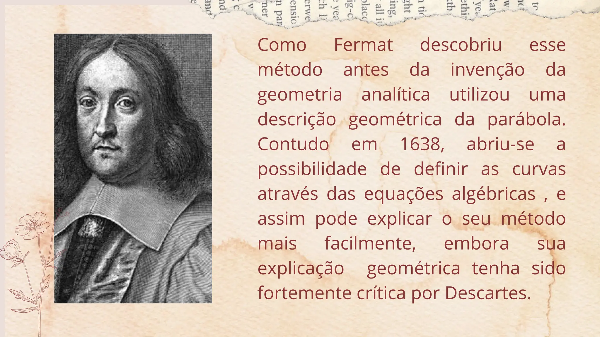 Apresentação de Renê Descartes e suas contribuições para a matemática | PPT