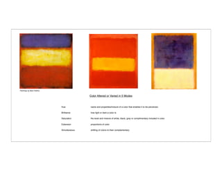 The Art of Color | PDF | Design | Fine Art