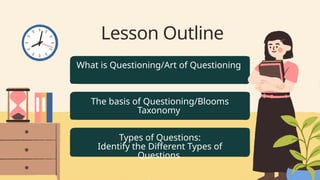 Art-of-Questioning(Types of Questioning and their meaning) | PPTX