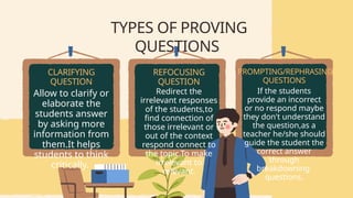 Art-of-Questioning(Types of Questioning and Their meaning | PPTX