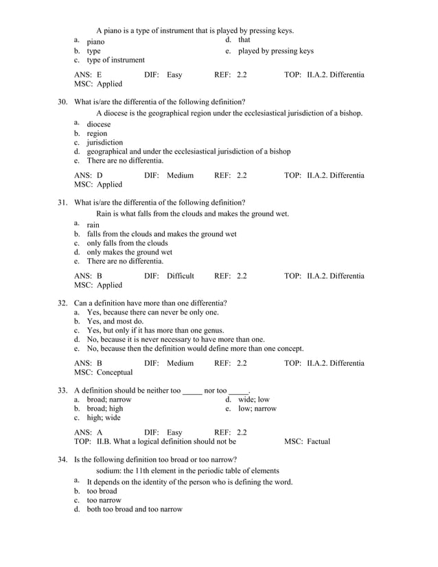 Art of Reasoning 4th Edition Kelley Test Bank