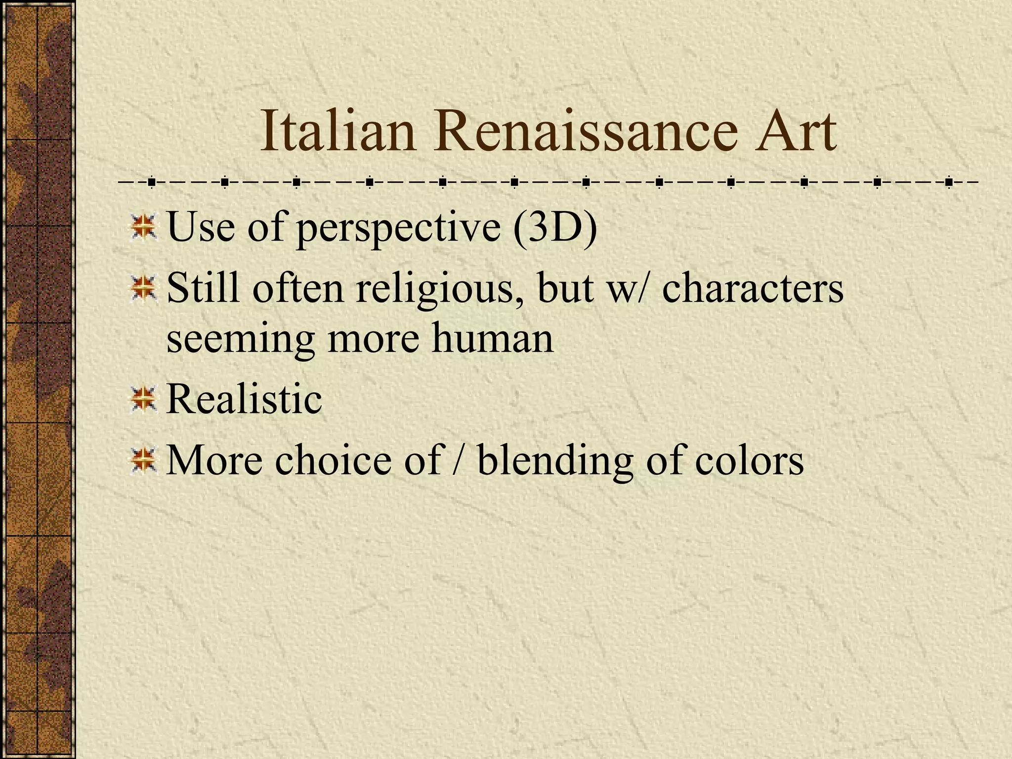 Renaissance Art and Masters | PPT