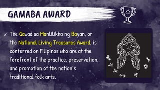 Art-Promotion-and-Preservation(GAMABA AND NATIONAL ARTISTS).pptx