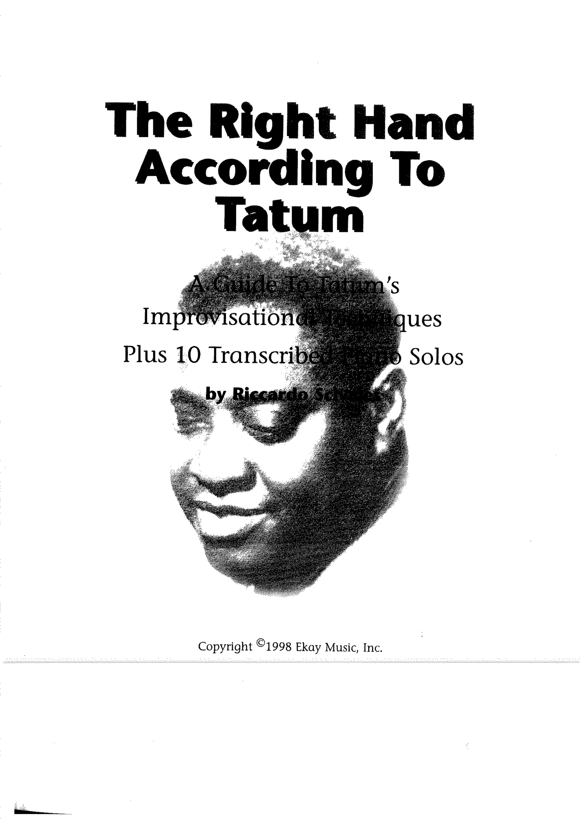 Art tatum-right-hand-according-to-tatum | PDF