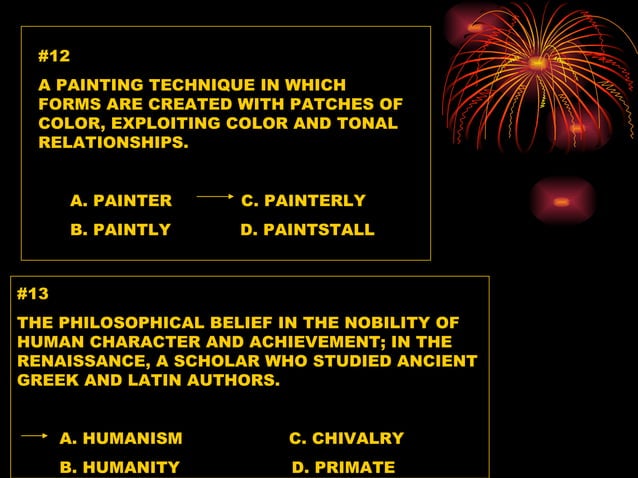 Art Vocabulary Game | PPT | Modern Art | Fine Art