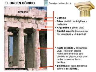 Art 01.B El Arte Griego. La Arquitectura | PPT