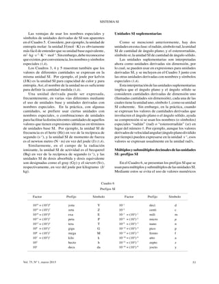 Sistema Internacional de Unidades, MASA, TIEMPO, LONGITUD | PDF