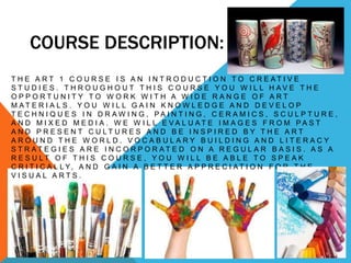 Art 1 syllabus | PPT