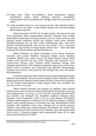 Pendekatan pengembangan organisasi petani banyak kelemahan | PDF