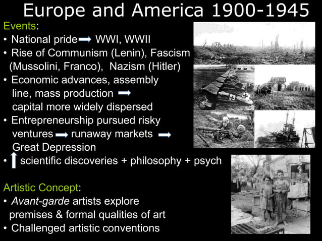 Art 1020 Chapter 24 Modernism in Europe and America 1900-1945 | PPTX ...
