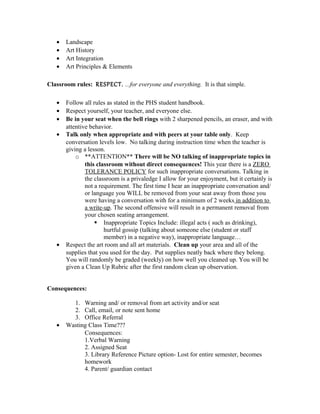 Art1 2014 syllabus | PDF