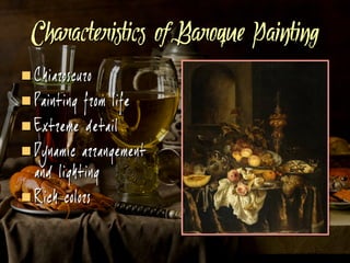 Art1204 the noble stillness baroque still-life painting | PDF