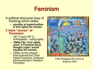 Art1204 we don't need another hero the art of feminism | PPTX