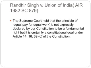Article 16 of the constitution of india | PPTX