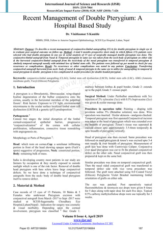 Art20196664 ijsr pterygium | PDF