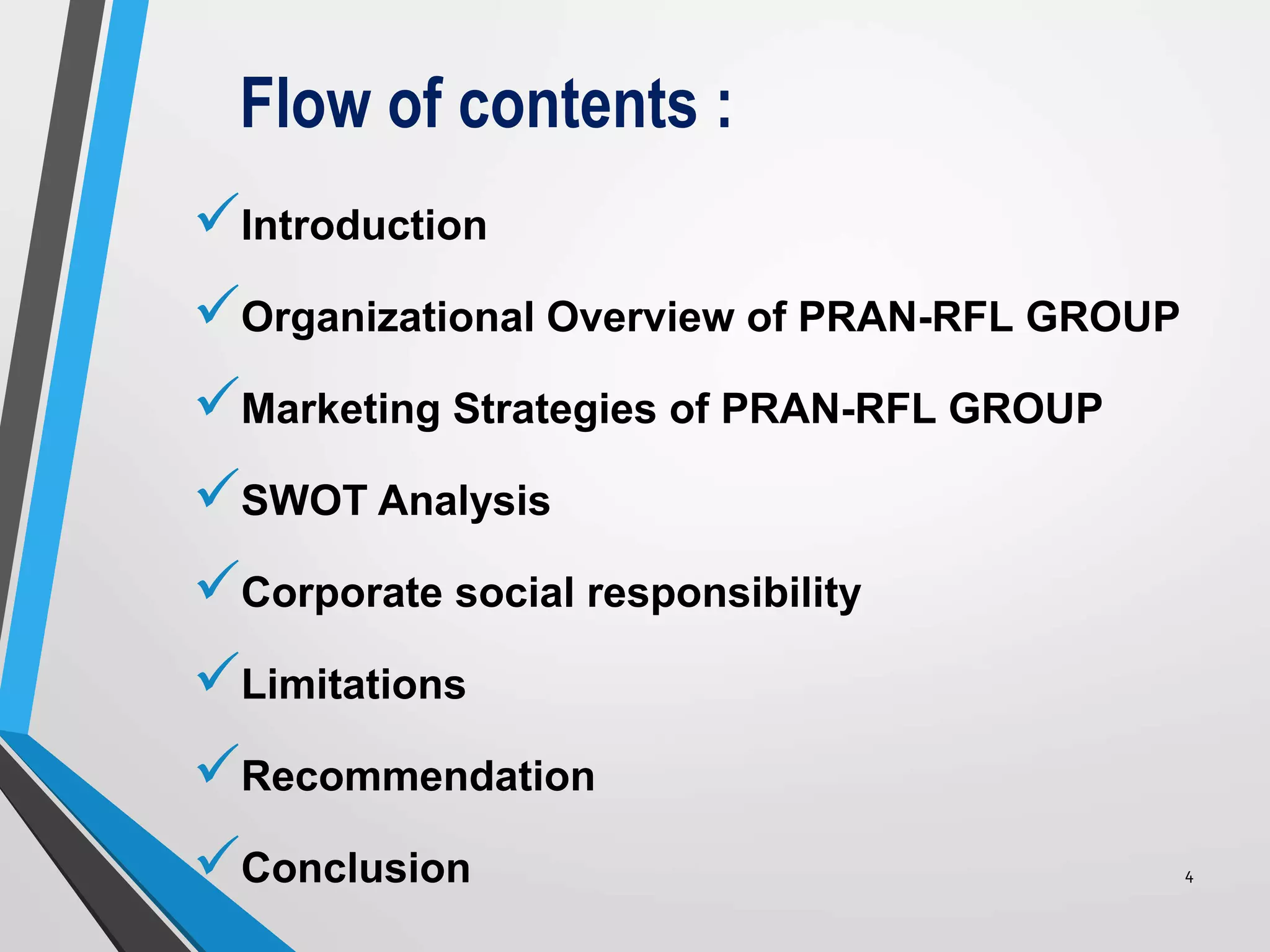 Overall Marketing Strategies of PRAN-RFL GROUP” | PPTX