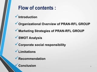 Overall Marketing Strategies of PRAN-RFL GROUP” | PPTX