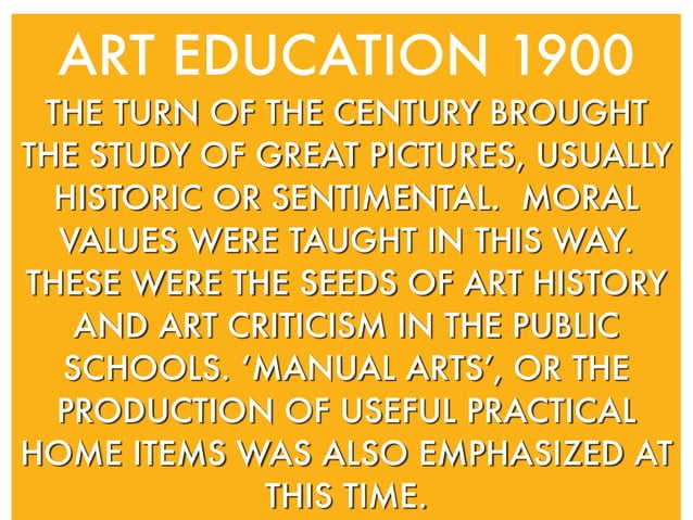 Art 326 Art Education Timeline | KEY