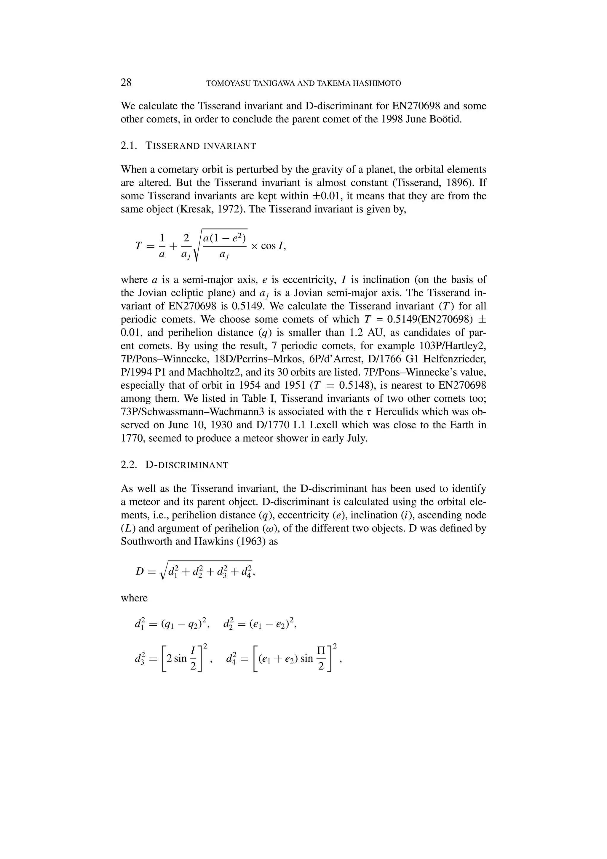 The Origin Of The 1998 June BoöTid Meteor Shower | PDF