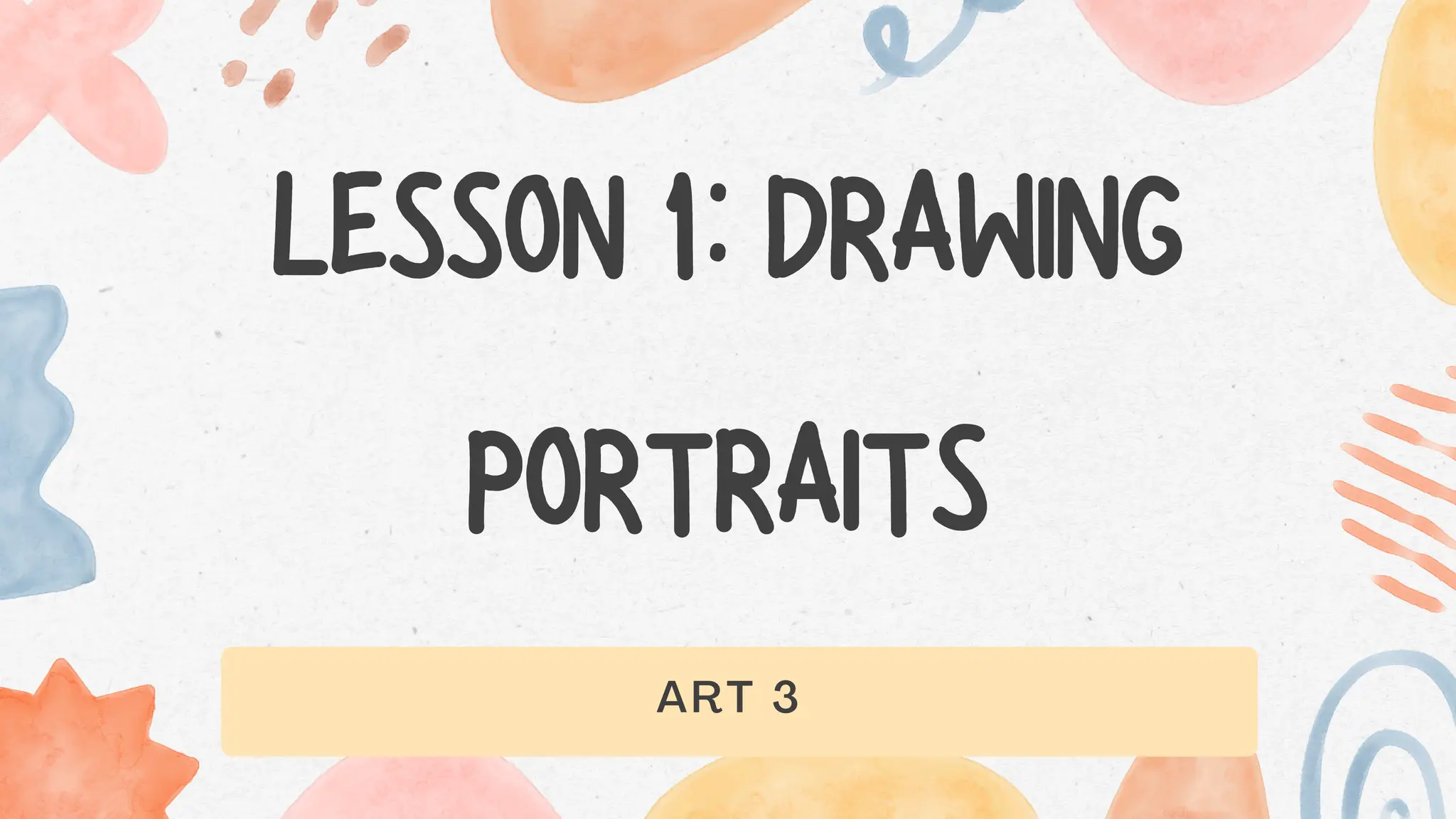 ART 3 Lesson 1 I can Draw portraits (First Quarter).pdf