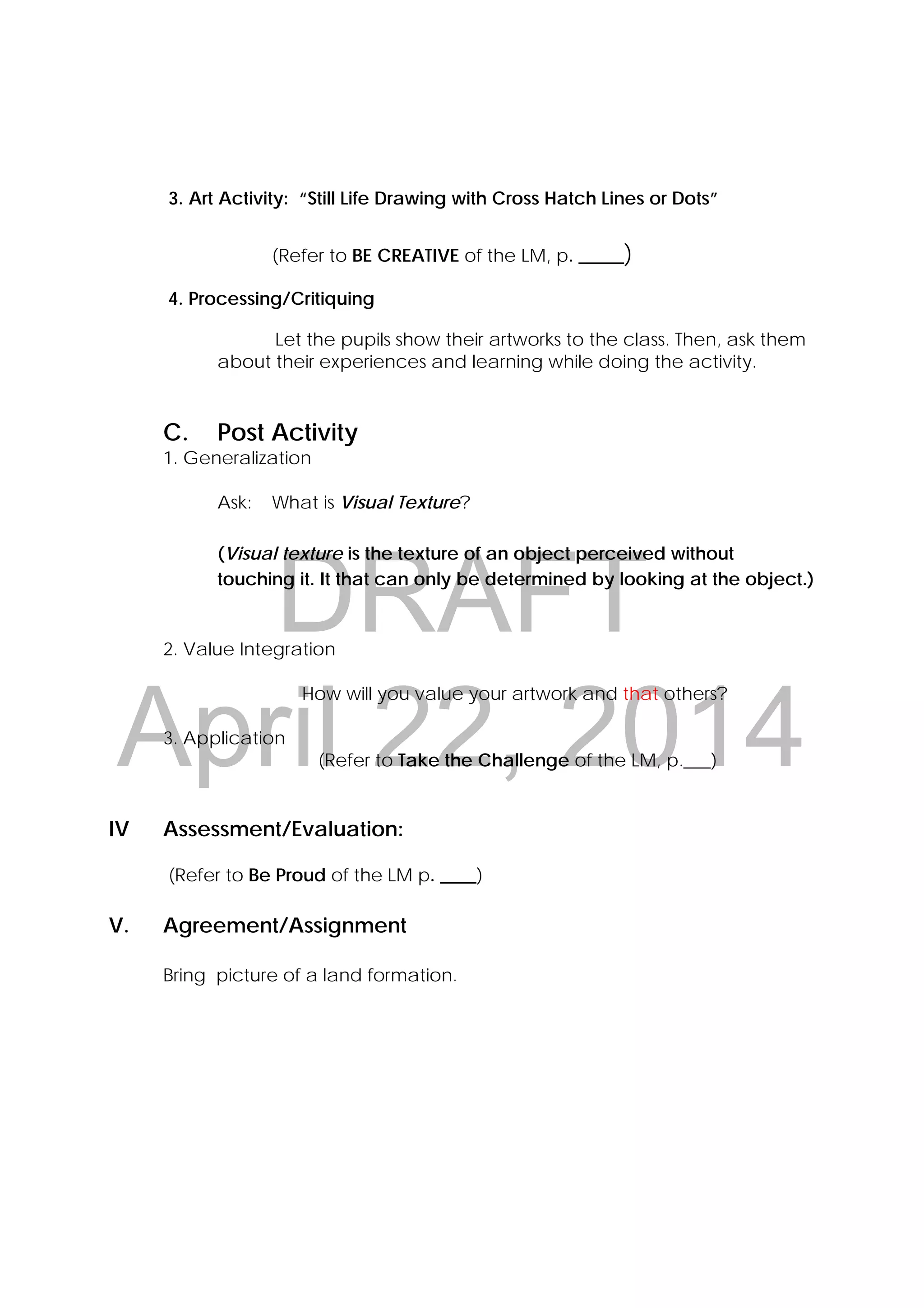 Grade 3 Arts Teachers Guide | PDF