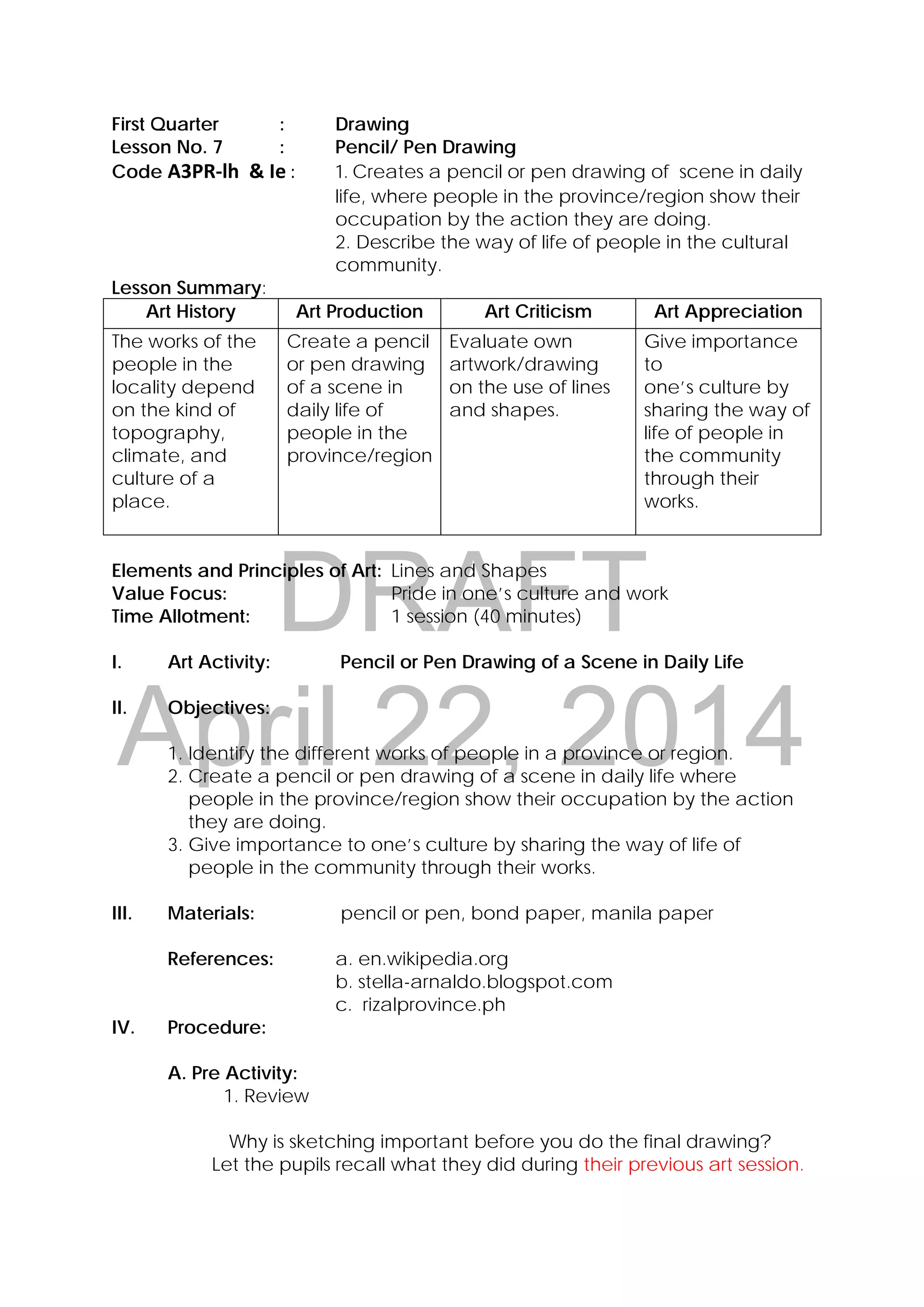 Grade 3 Arts Teachers Guide | PDF