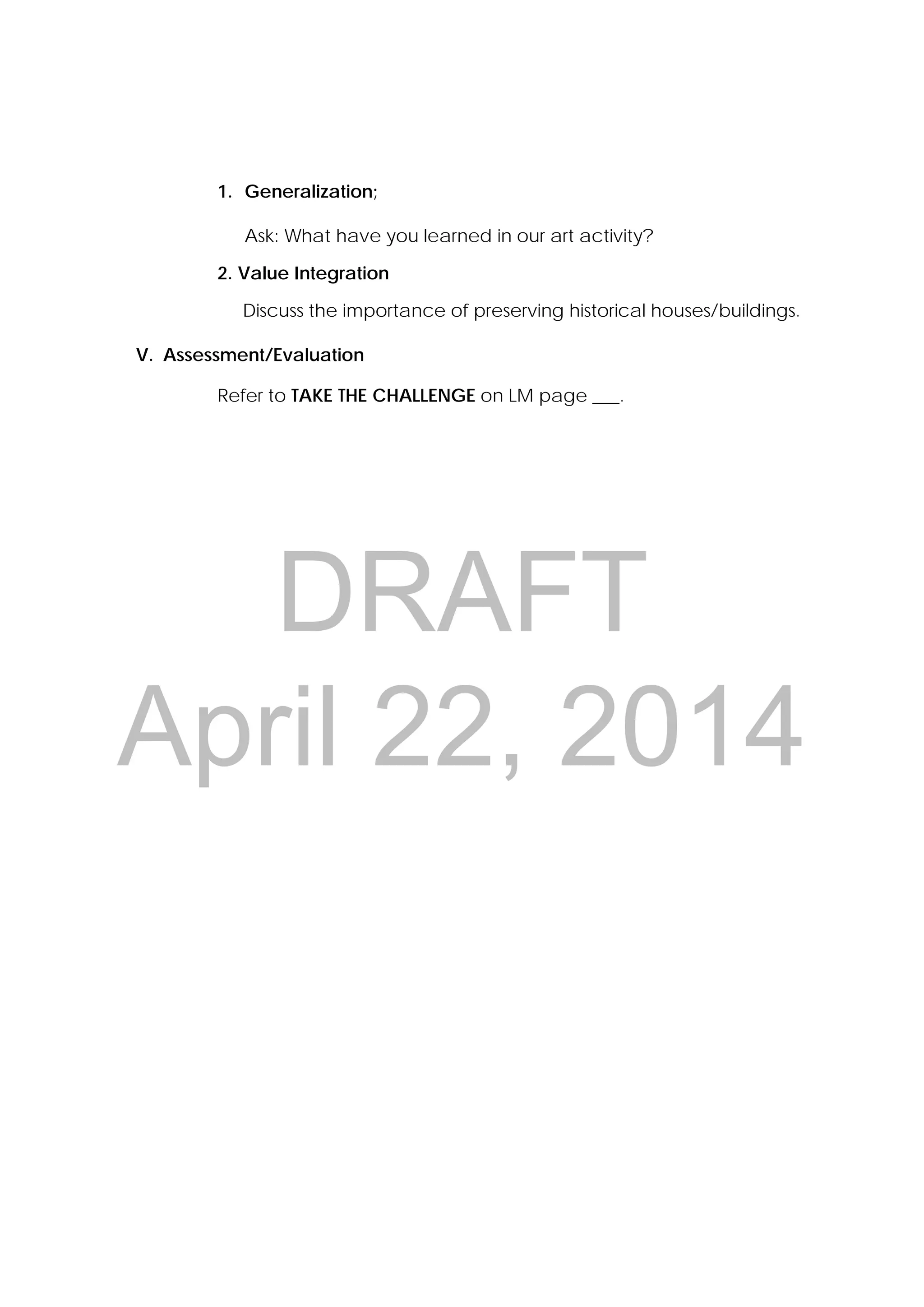 Grade 3 Arts Teachers Guide | PDF