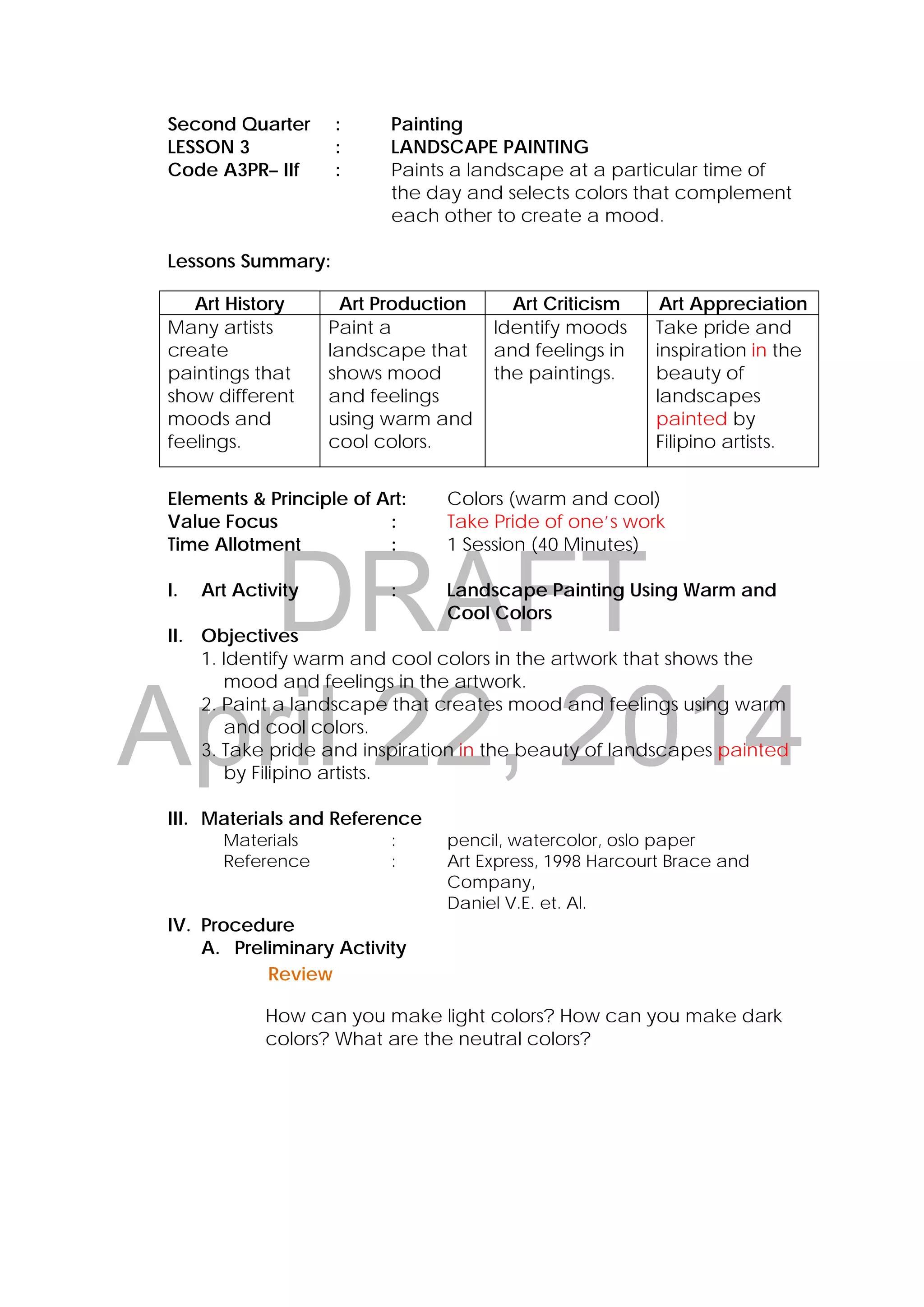 Grade 3 Arts Teachers Guide | PDF