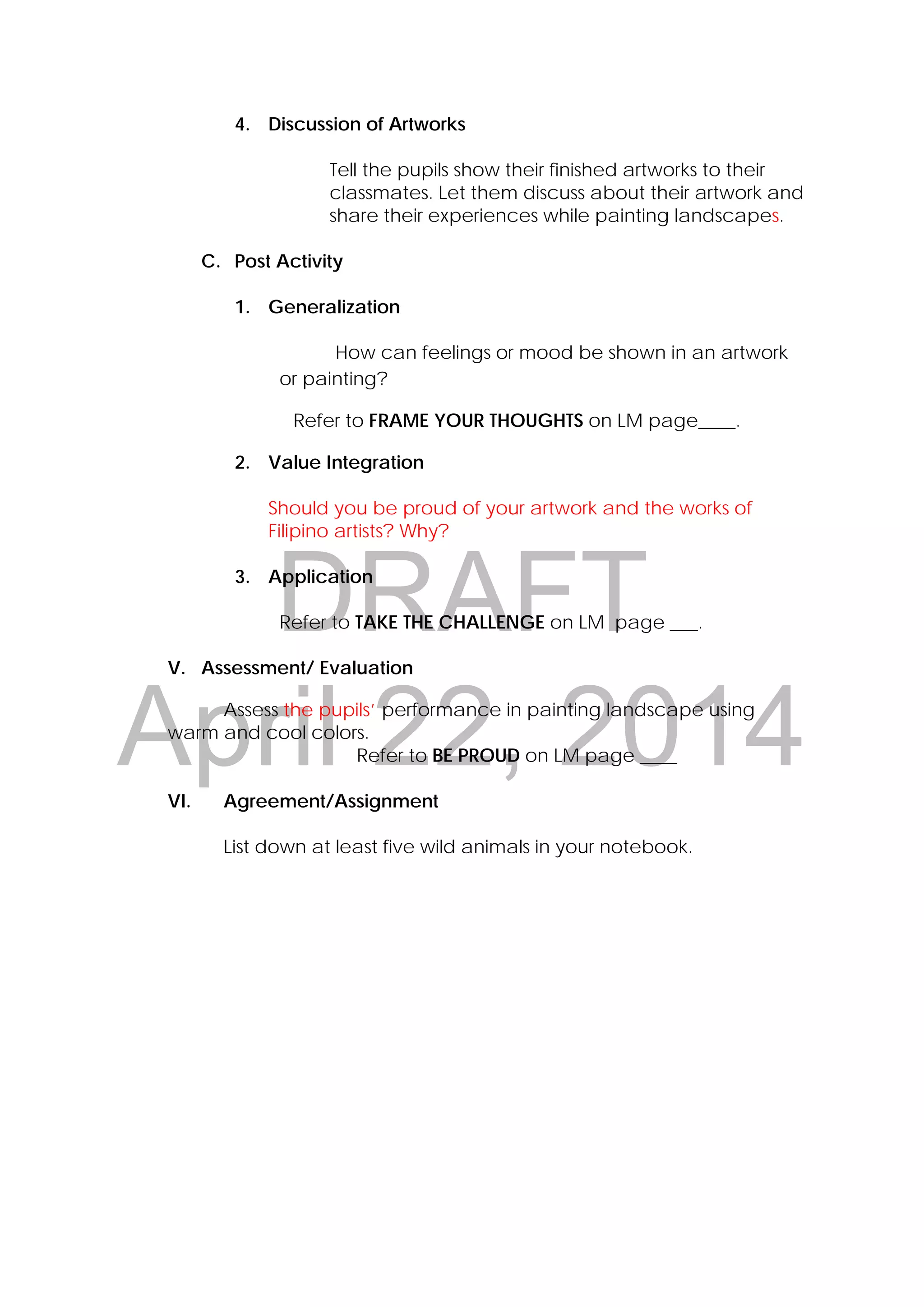 Grade 3 Arts Teachers Guide | PDF