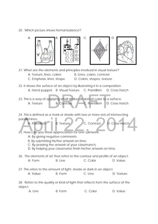 Grade 3 Arts Teachers Guide | PDF