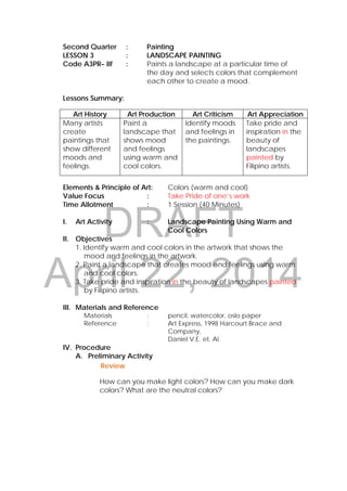 Grade 3 Arts Teachers Guide | PDF