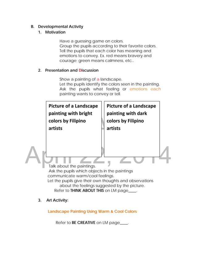 Grade 3 Arts Teachers Guide | PDF