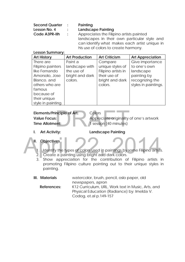Grade 3 Arts Teachers Guide | PDF