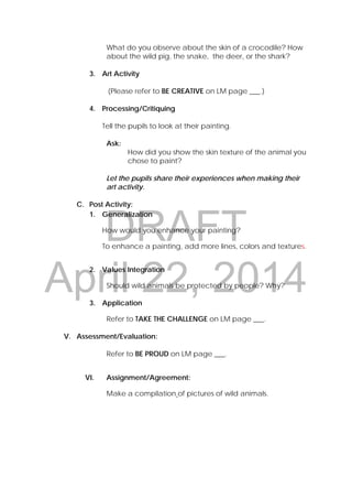 Grade 3 Arts Teachers Guide | PDF