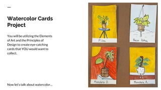 Water Color Unit Lecture | PPT