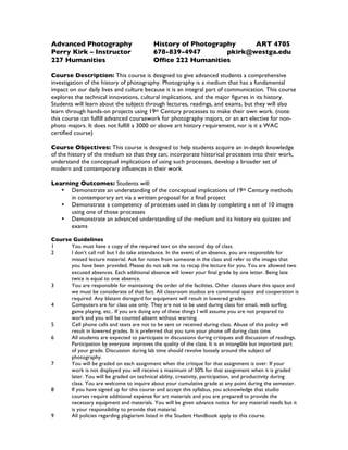 Art4705 historyof photography | PDF