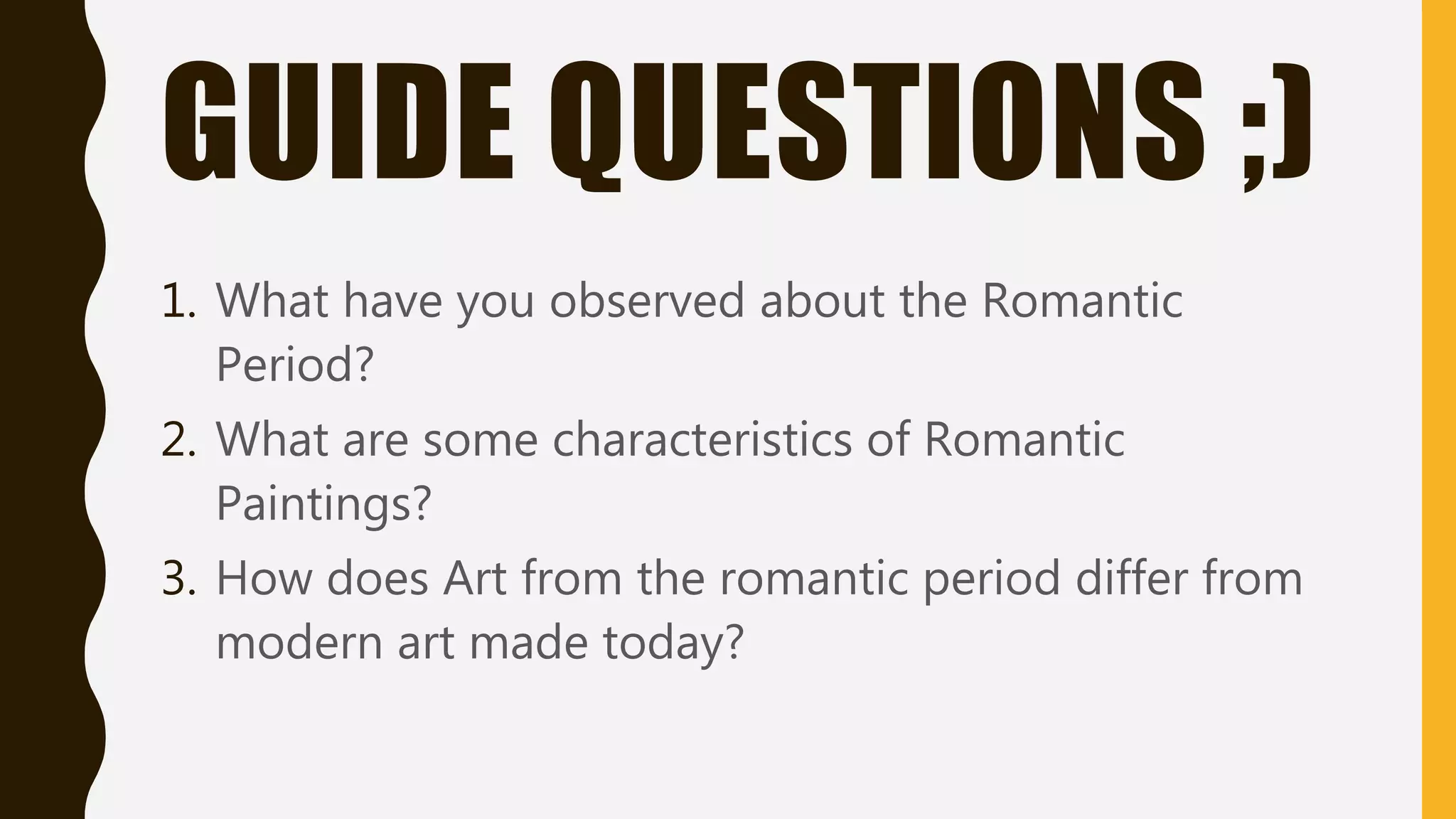 Arts of the Romantic Period 1800-1810) (Goya, Delacroix, Gericault) For ...