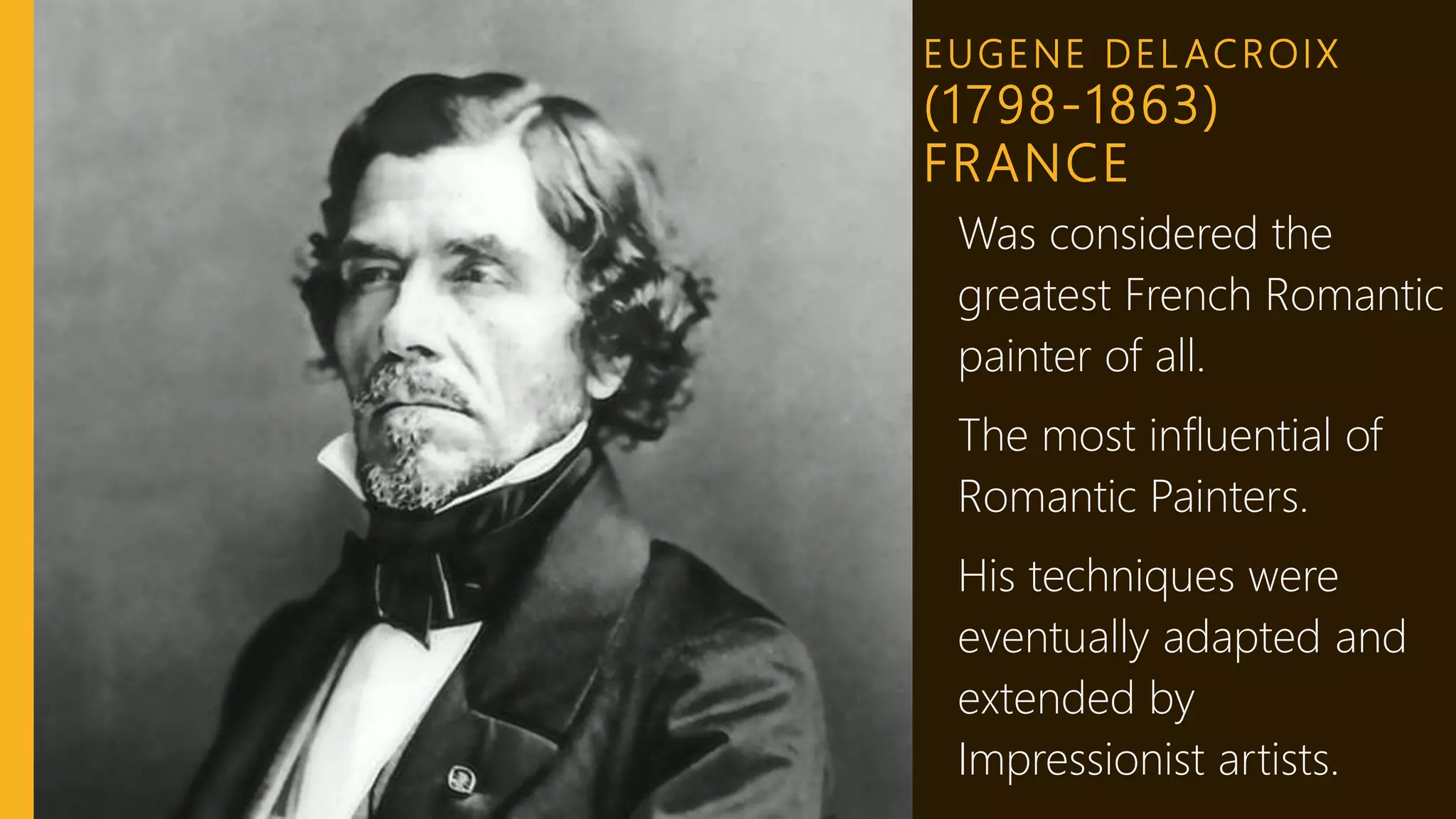 Arts of the Romantic Period 1800-1810) (Goya, Delacroix, Gericault) For ...