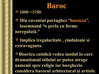 Arta Baroca | PPS