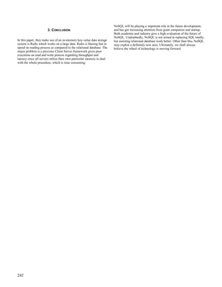 Redis Cashe is an open-source distributed in-memory data store. | PDF