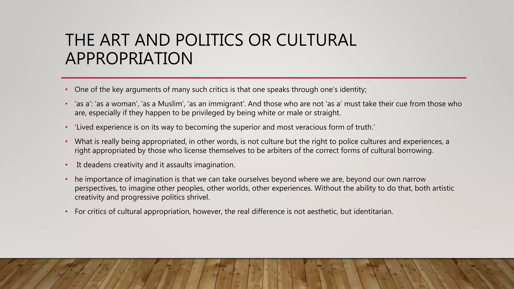 Art and Appropriation | PPTX