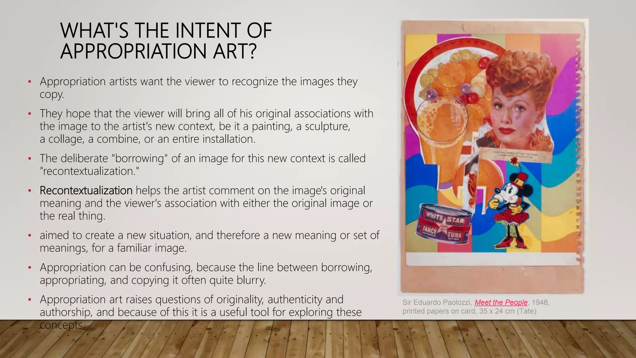 Art and Appropriation | PPTX