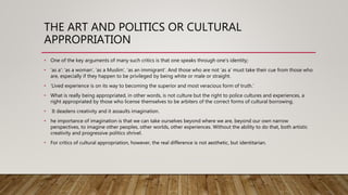 Art and Appropriation | PPTX