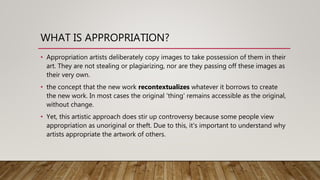 Art and Appropriation | PPTX