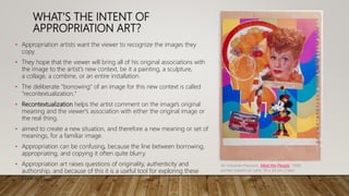 Art and Appropriation | PPTX